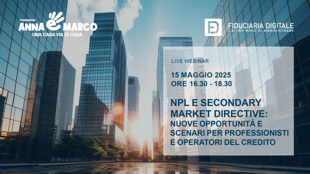 NPL e Secondary Market Directive: nuove opportunità e scenari per ...